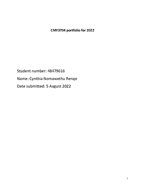 Epd2601 - Nodes - CMH3701 - Question 1 1. True 2 3 4. True 5 6 7. False ...