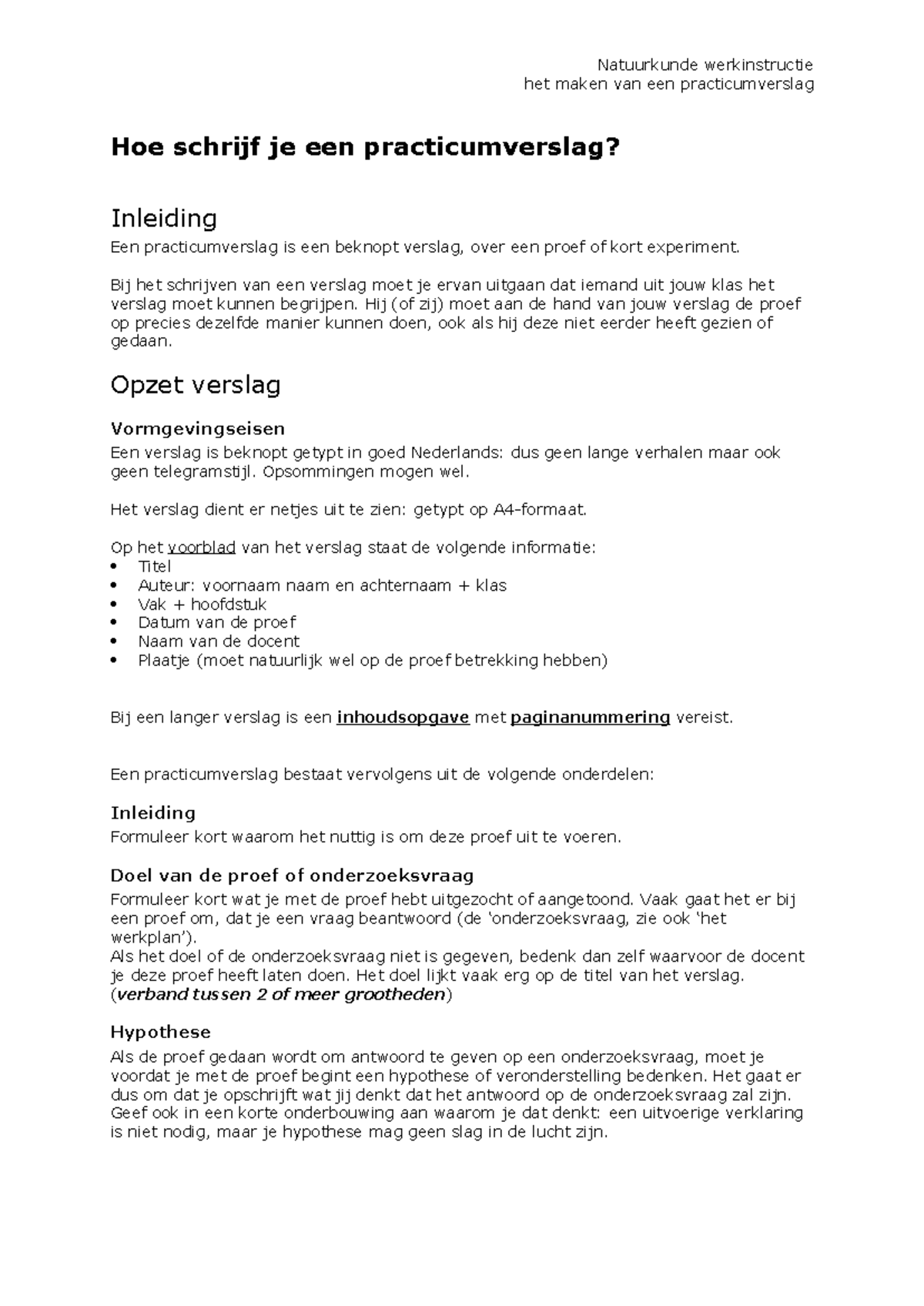Practicumverslag%20werkinstructie - Natuurkunde werkinstructie het ...