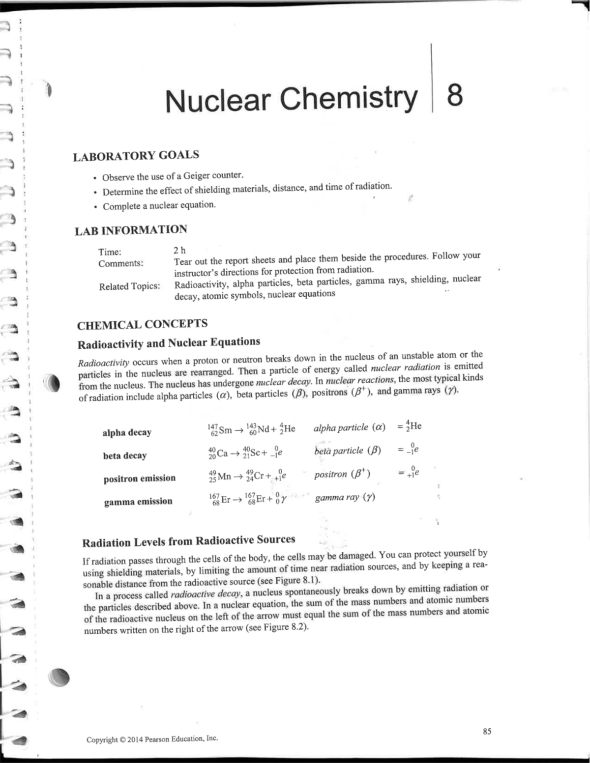 Lab 8- Nuclear - Chem 103 - Nov 2n Jaidyn Peeler SecLof Brittnay ...