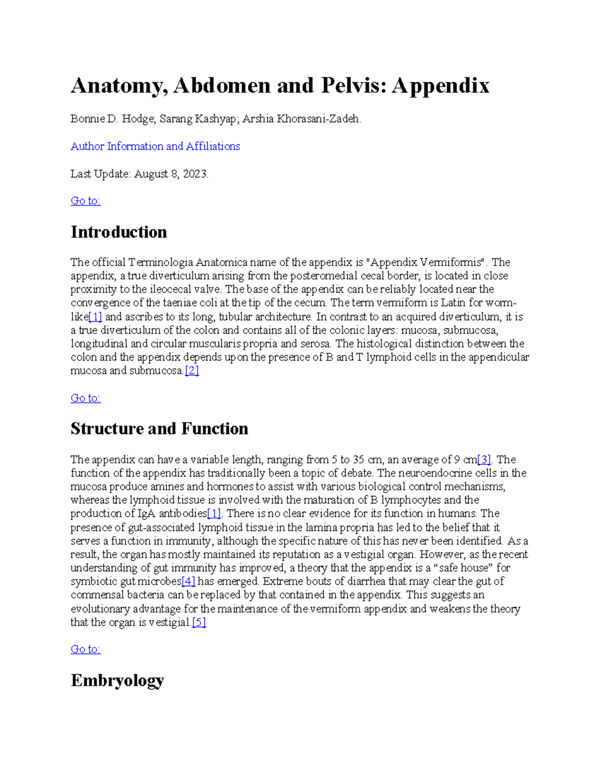 Anatomy of the Human Appendix - Anatomy, Abdomen and Pelvis: Appendix ...