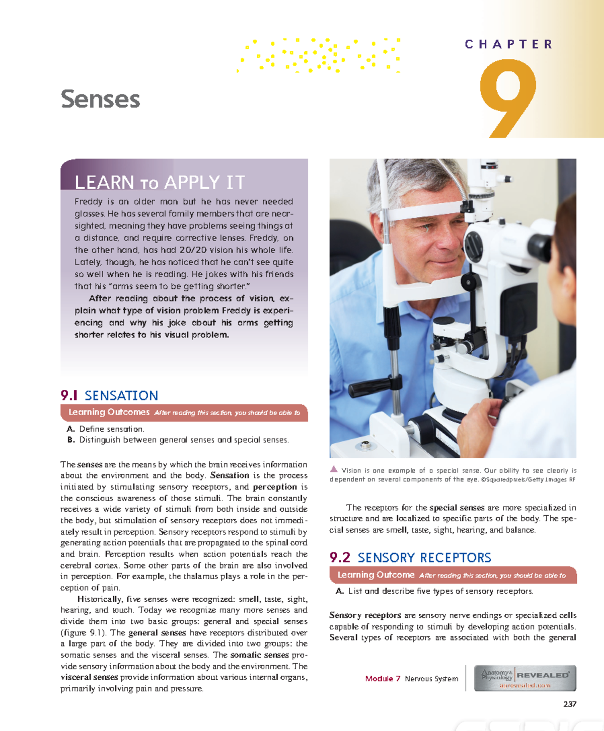 Chapter 9 [ Senses anaphy] - 237 ####### C H A P T E R 9 Senses 9 ...