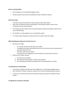 Reflection paper - Title: What I have learned? The principles of ...