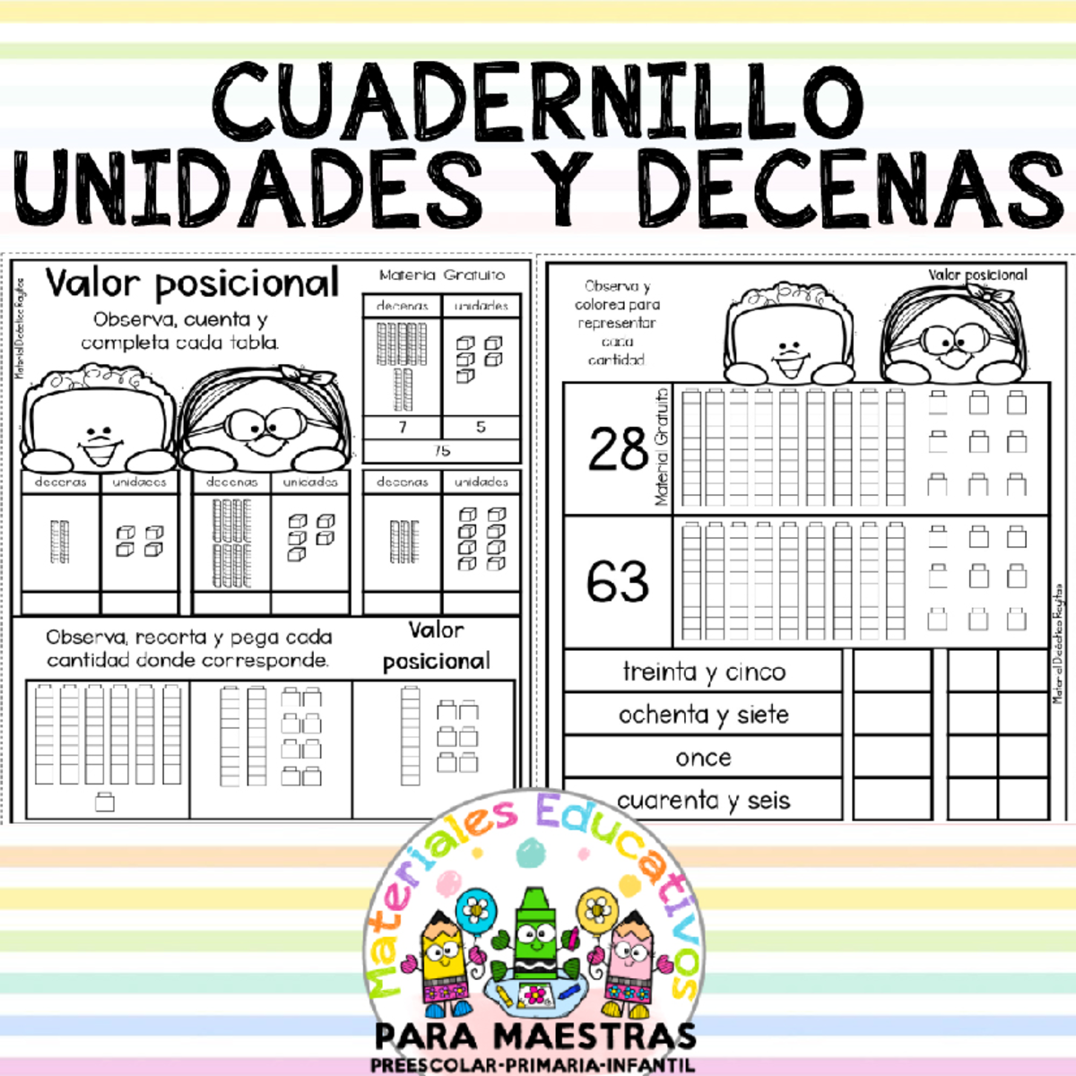 Unidades y decenas - Enseñanza y aprendizaje de las matemáticas ...