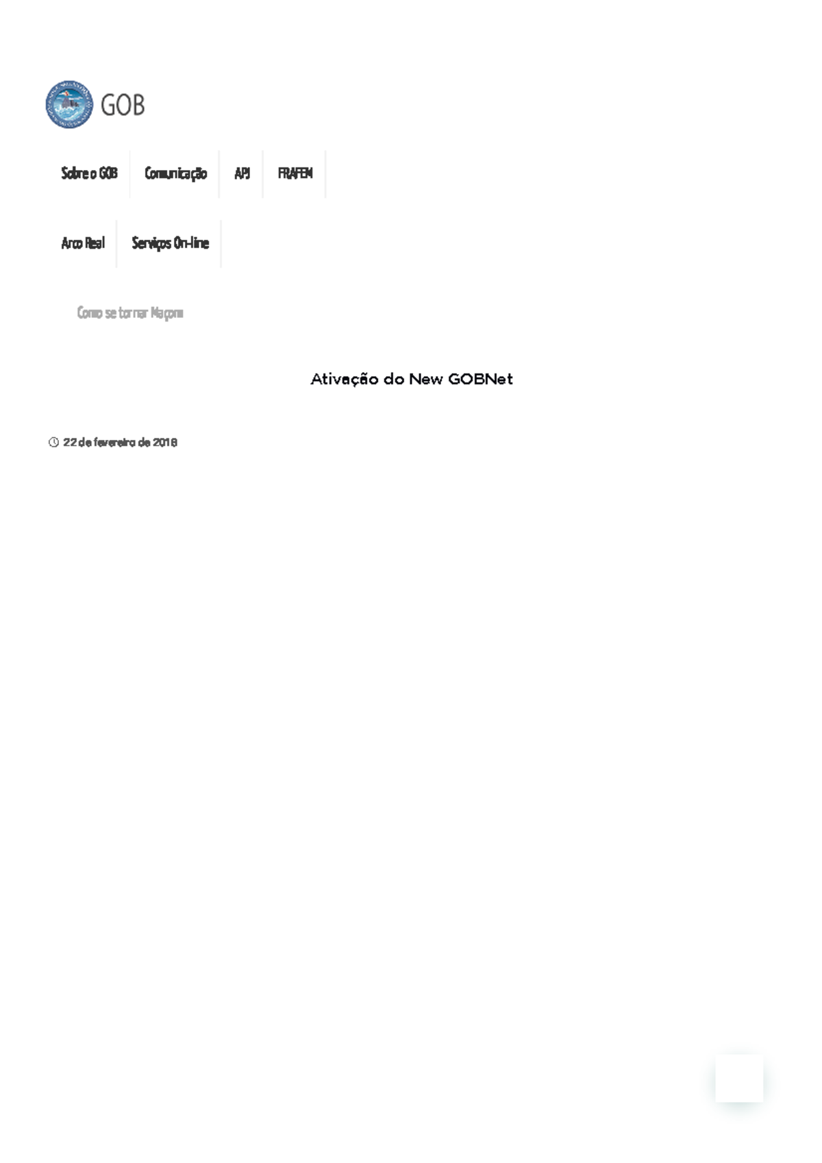 Grande Oriente do Brasil - Ativação do New GOBNet - Marketing de ...