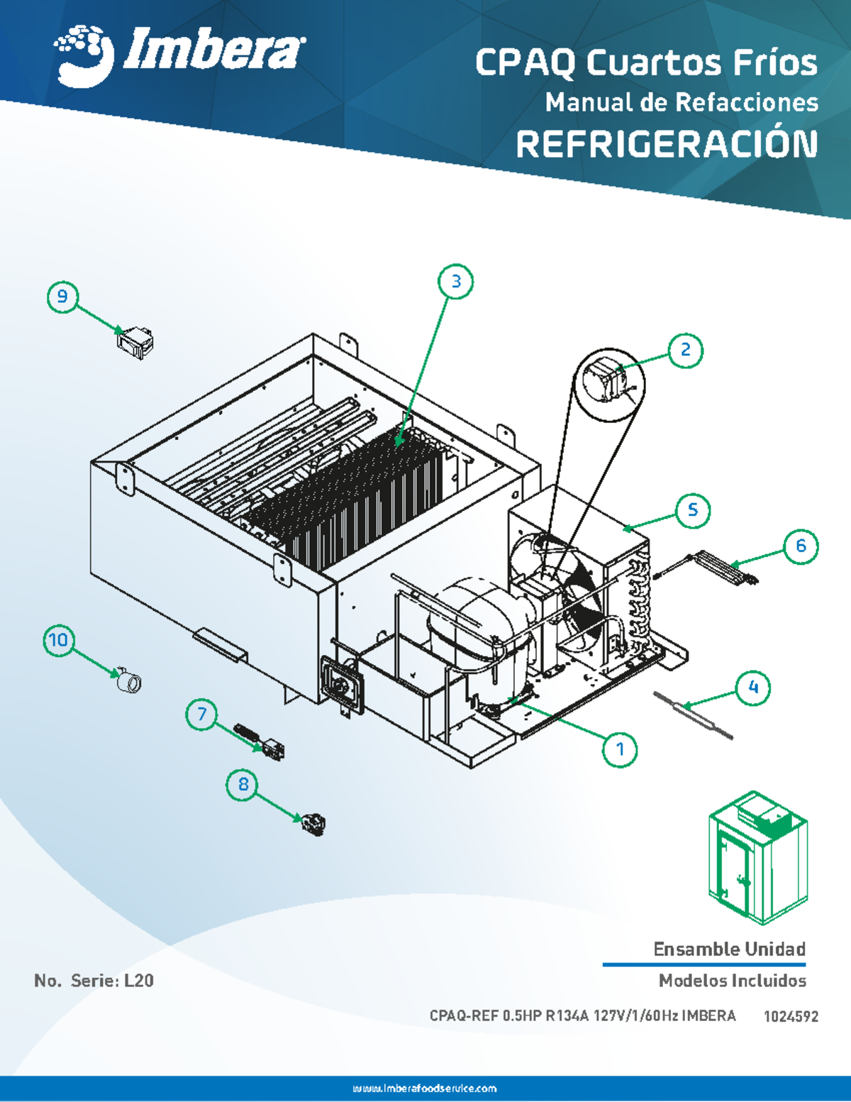 Manual Imbera - Conocer las partes - Ensamble Unidad Modelos Incluidos ...