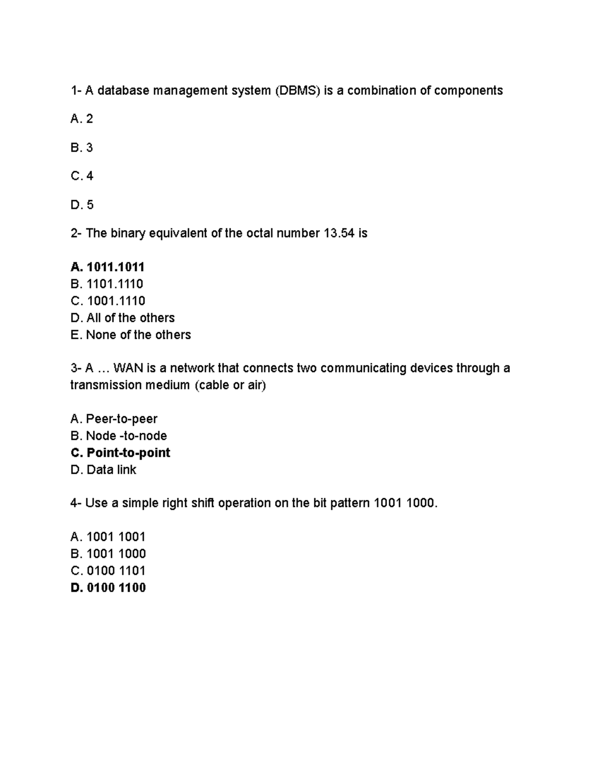 Source 2 Csi104 1 A Database Management System Dbms Is A