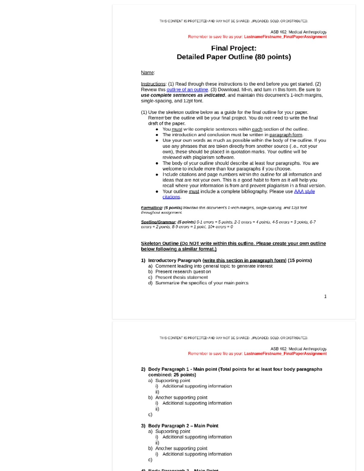 medical anthropology asb462 - ASB 462 - Studocu
