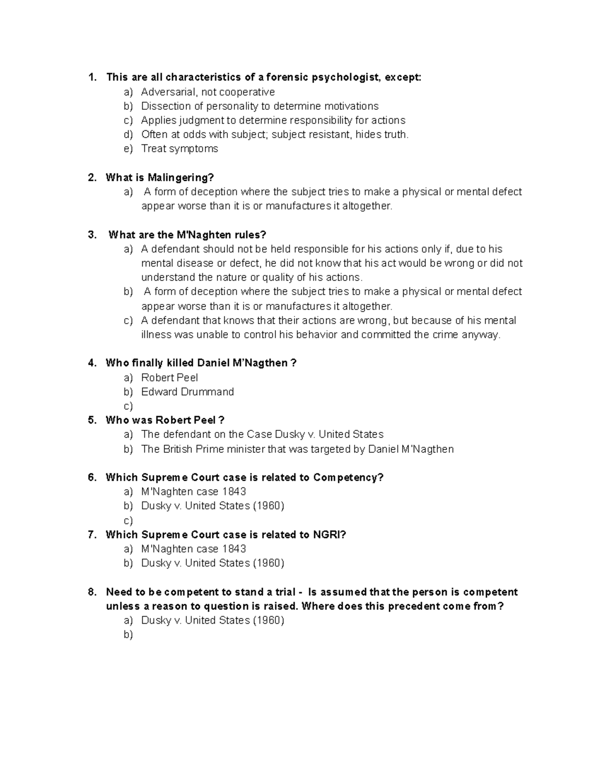 Untitled document - questionary - This are all characteristics of a ...