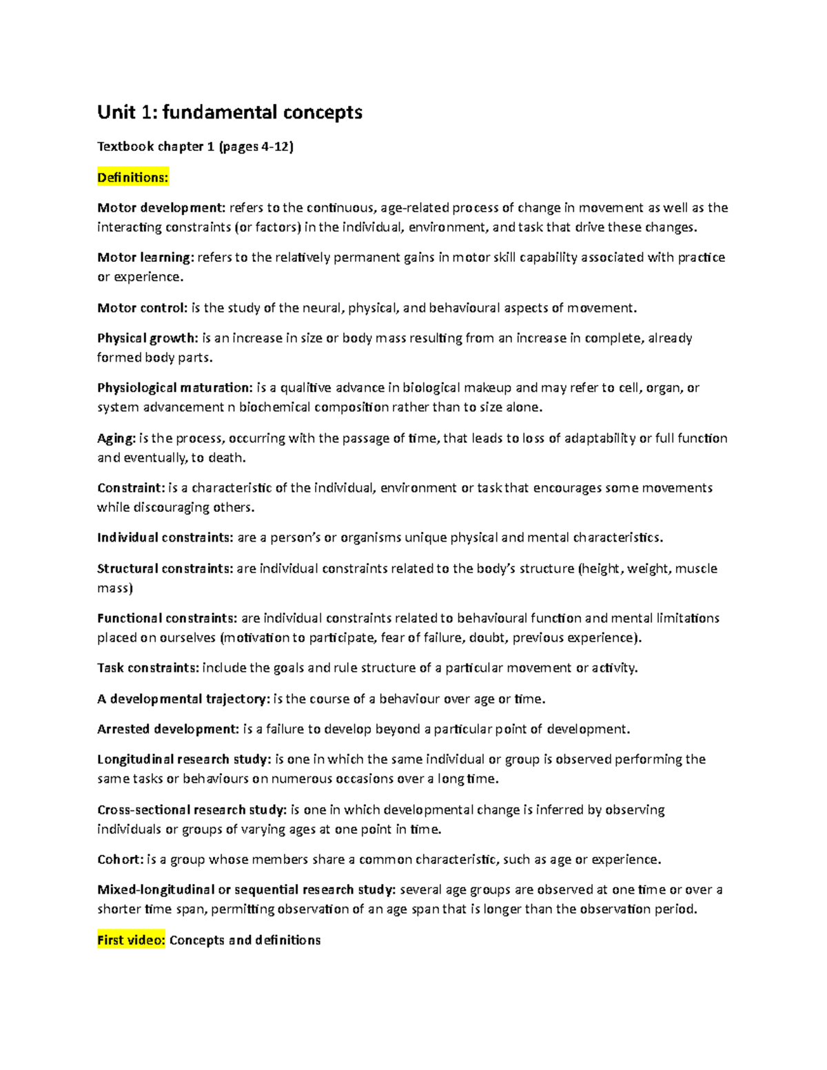 Unit 1 - Fundamnetal concepts - Unit 1: fundamental concepts Textbook ...