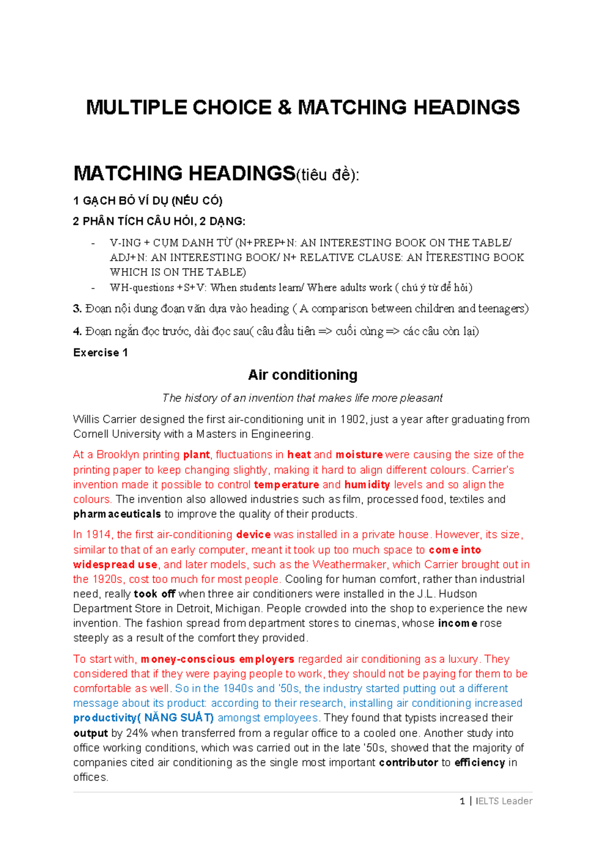 Lesson 3 Multiple Choice (Repaired) - MULTIPLE CHOICE & MATCHING ...