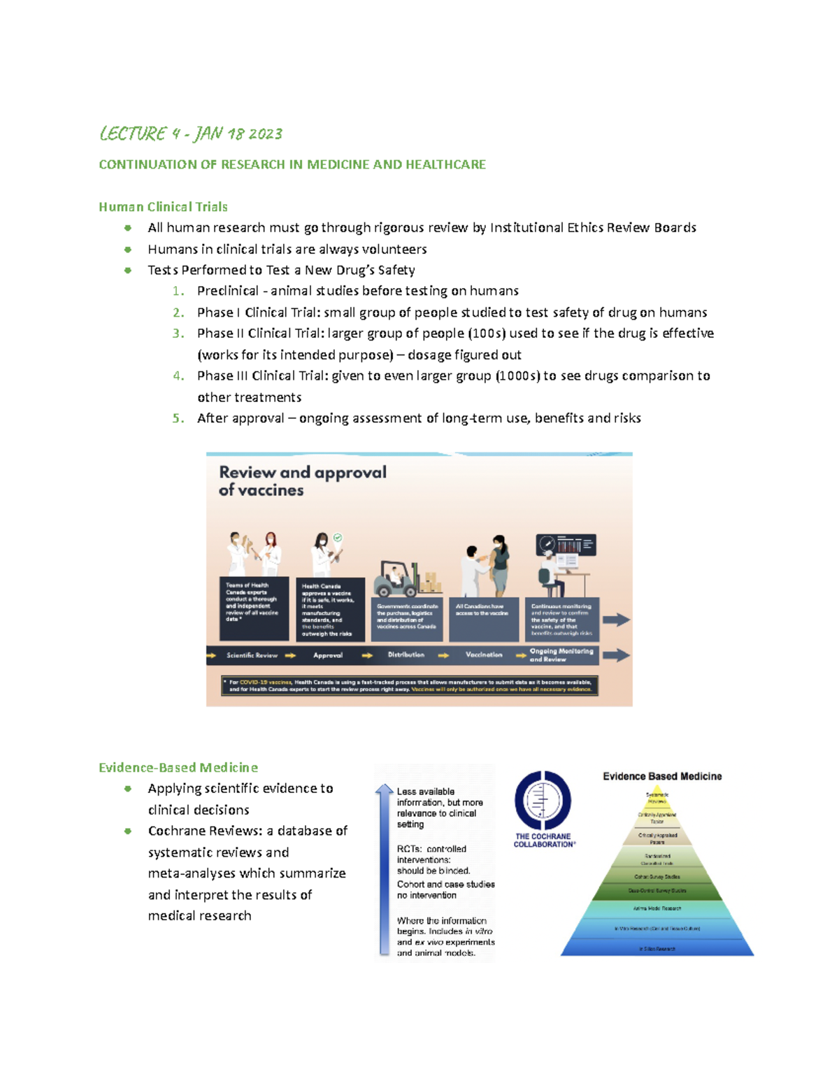 BIOL 1080 LEC 4 - LER 4 - JA 18 2023 CONTINUATION OF RESEARCH IN ...