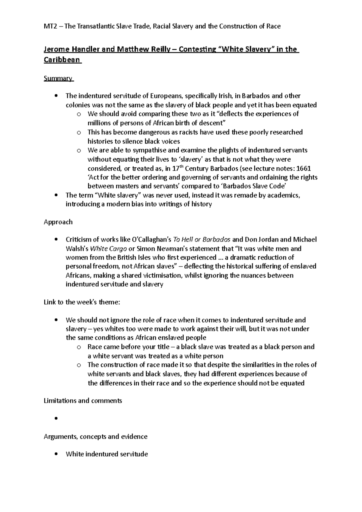 Jerome Handler and Matthew Reilly – Contesting “White Slavery” in the ...