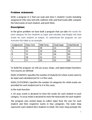 Assignemnt - ... - Department of Computer Science and Engineering ...