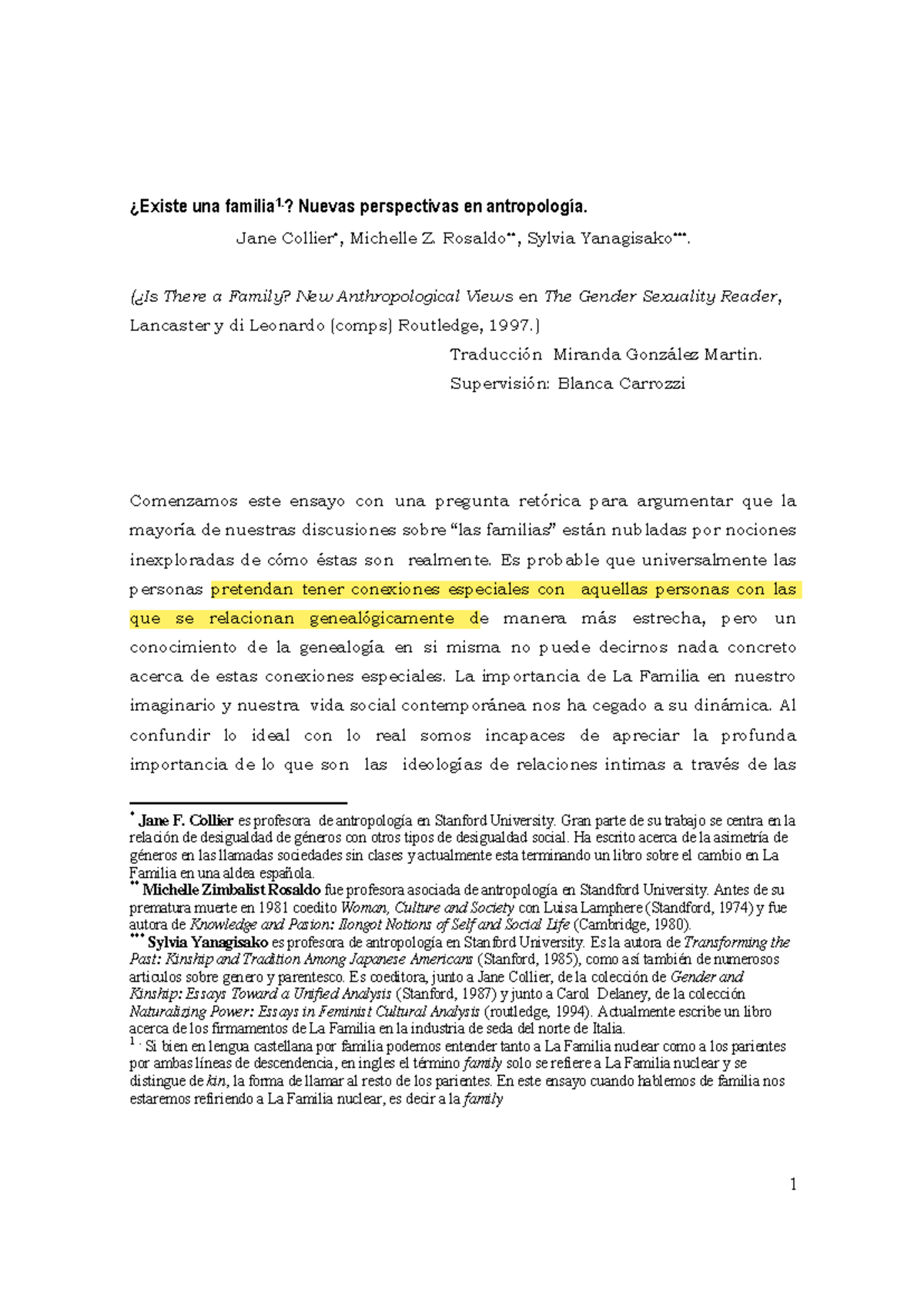 Collier - ¿Existe una familia 1. ? Nuevas perspectivas en antropología ...