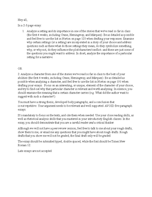 01.01 Set the Stage - PE dd - v01 Assignment In the lesson, you explored the process of ...