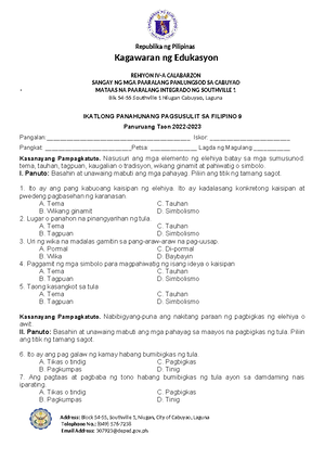 F10 U8 L3 pokus ng pandiwa pinaglalaanan at kagamitan - Pokus ng ...