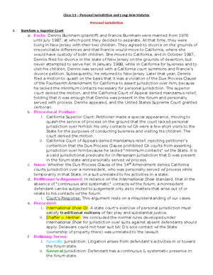 Class 2 - Diversity Jurisdiction in the Federal Courts - Diversity ...