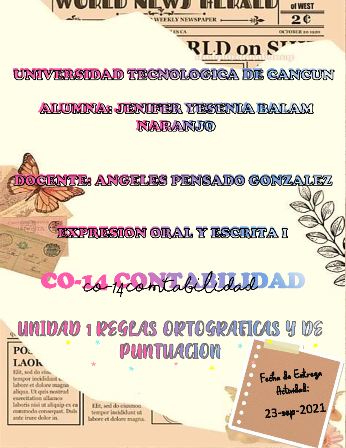 Balam Naranjo Jenifer Yesenia -Bases gramaticales - Técnicas TPM y RCM ...