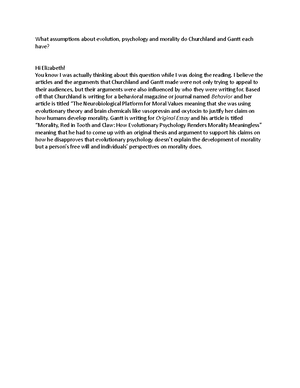 Unit 2 Essay- Are all psychotherapies effective - Valerie Palacios ...