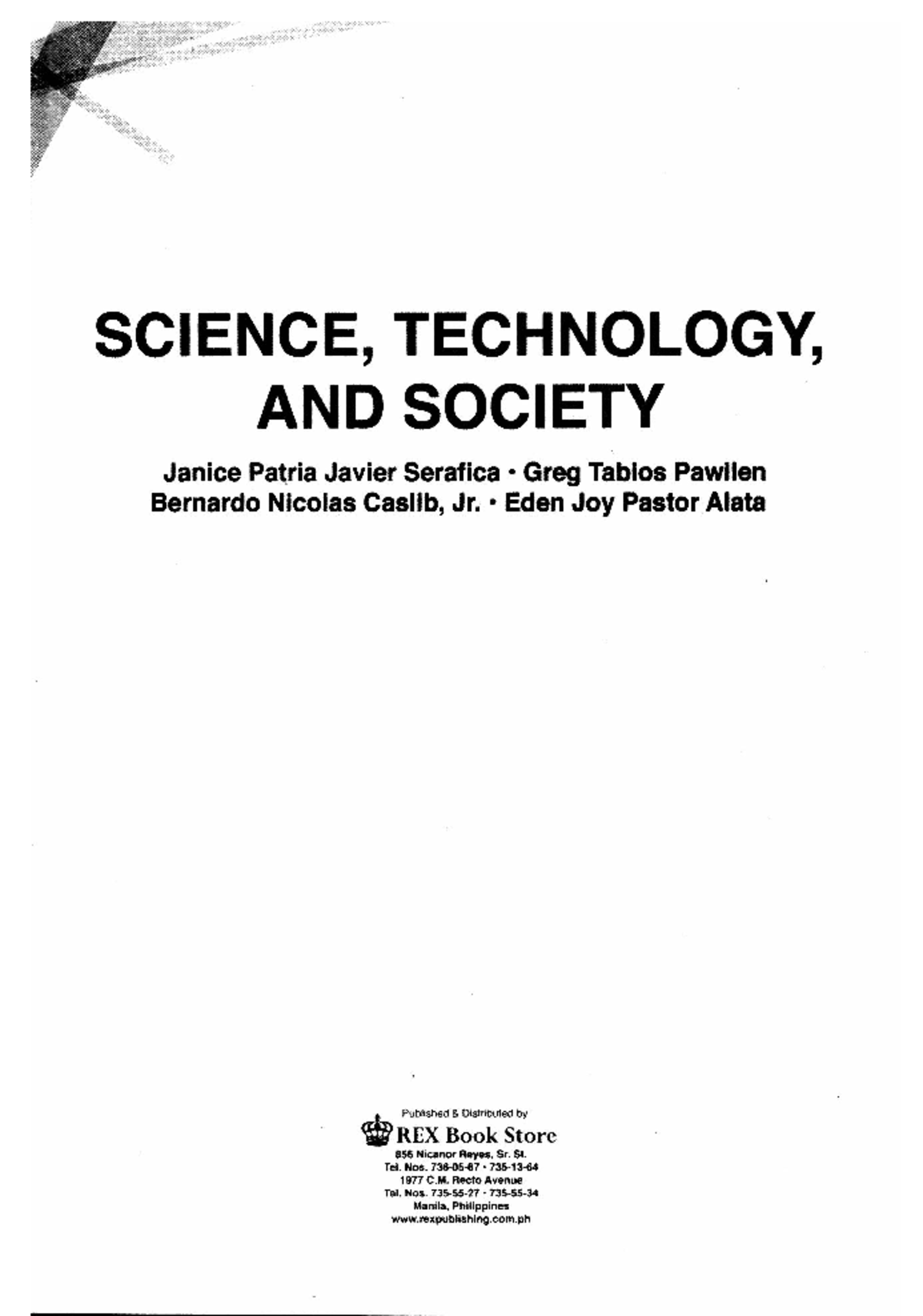 STS complete GEC - Science Technology and Society - Humanities and Social Sciences - Studocu