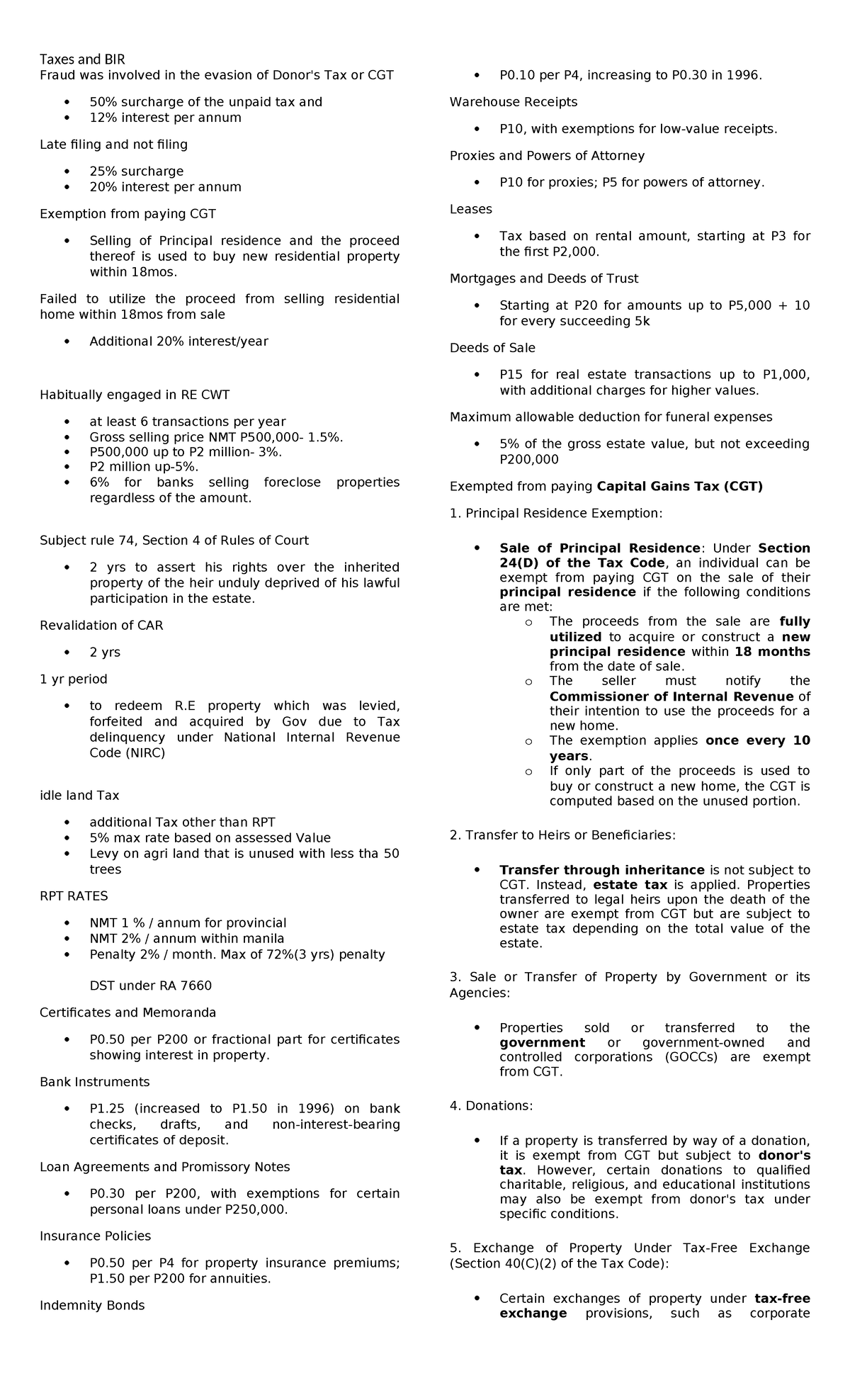 REM Taxes and Bir - Taxes and BIR Fraud was involved in the evasion of ...