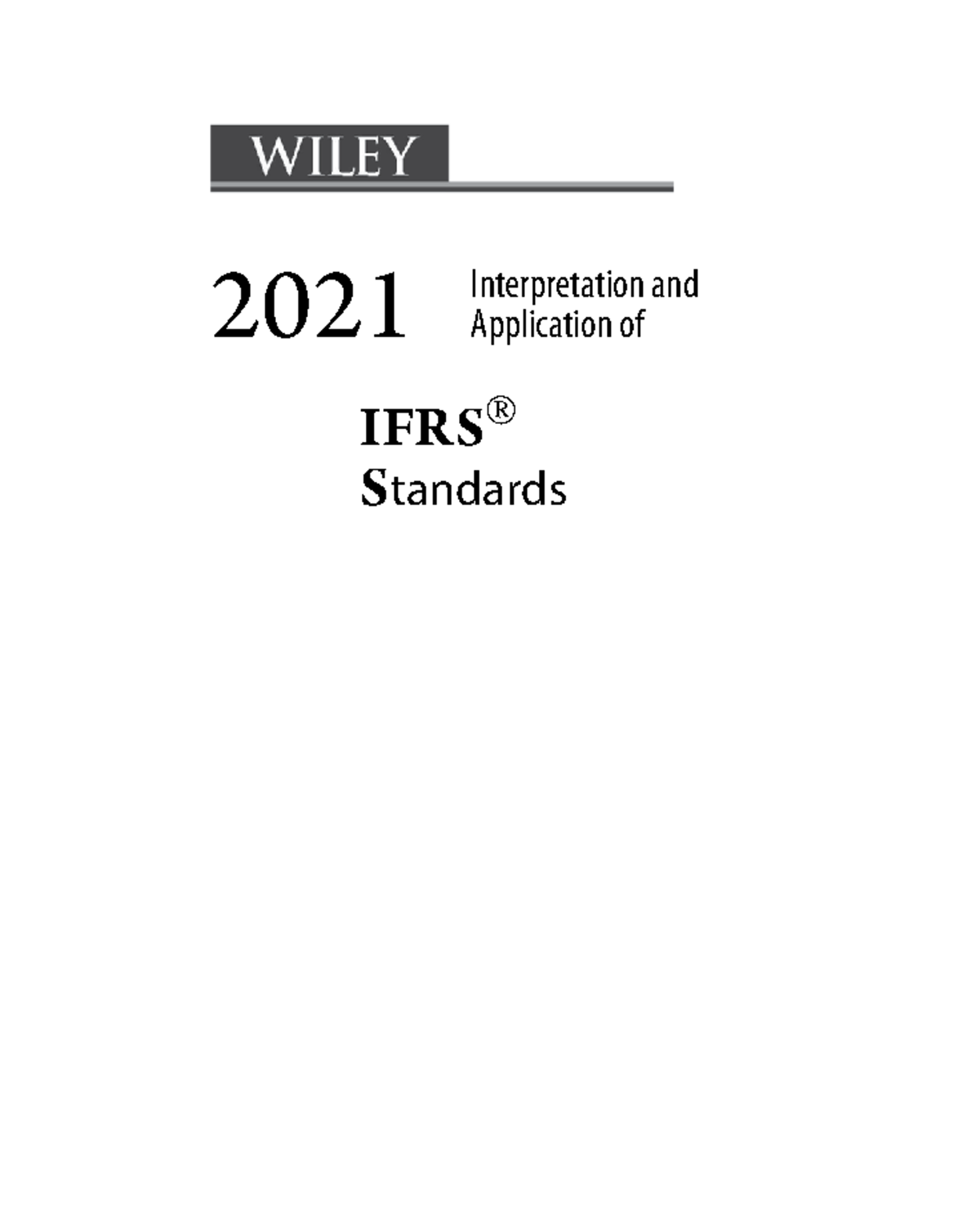 0.front matter - IFRS 2021 interpretation and application - 2021 ...