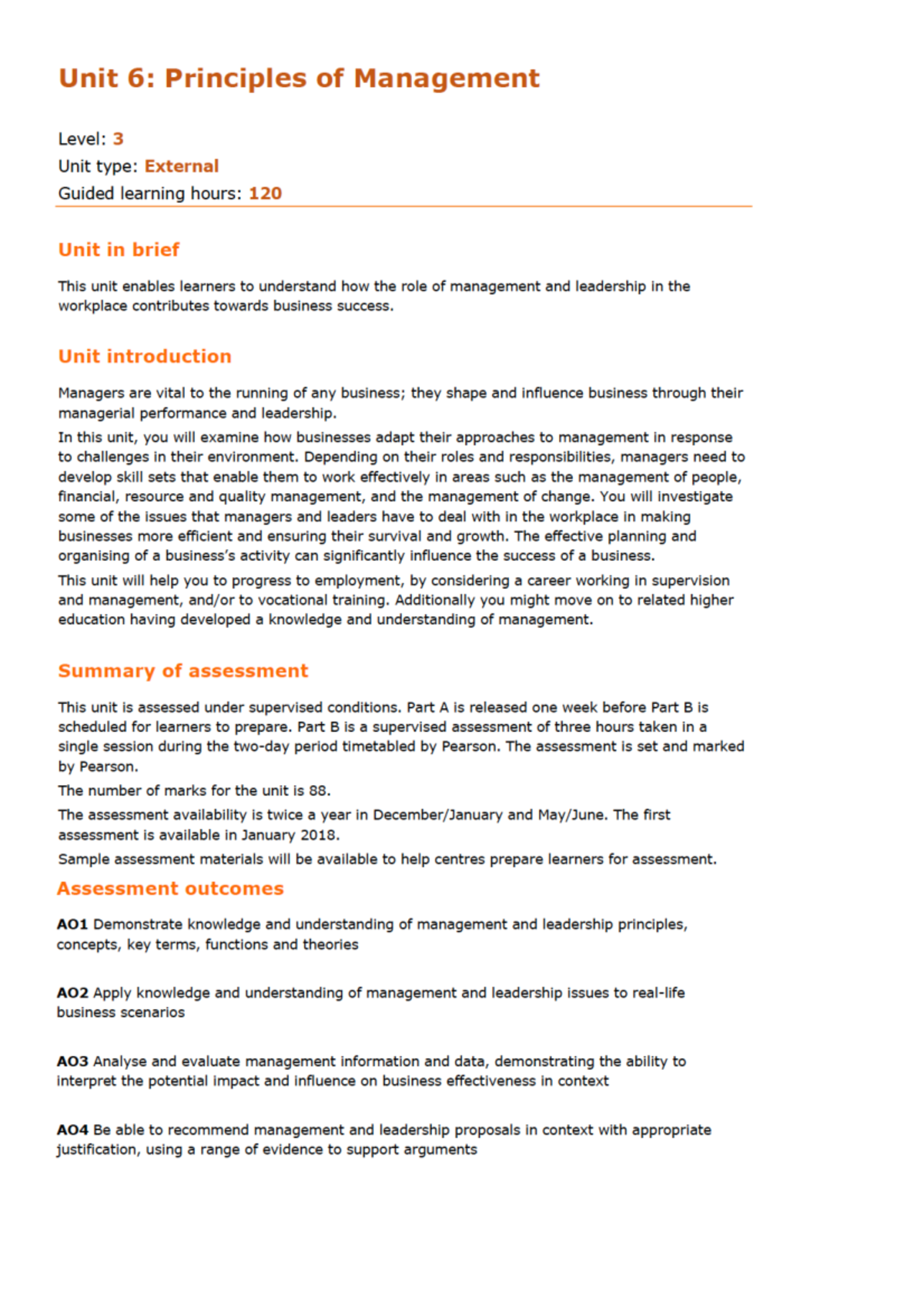 Unit 6 Key Info - Unit 6 - Studocu
