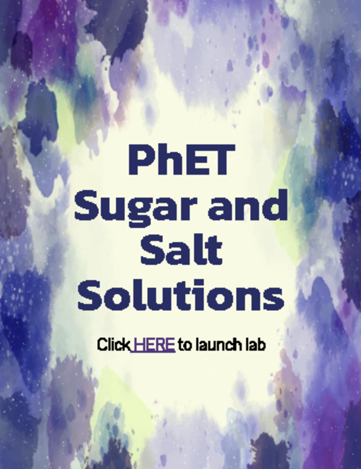 Chioma Nketeh - Sugar and Salt Solutions Ph ET Lab - PhET Sugar and ...