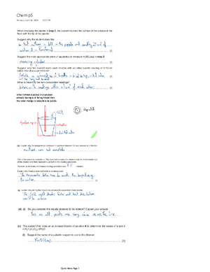 Chemistry 9701 Paper 1 - Atoms, Molecules and Stoichiometry - Cambridge ...