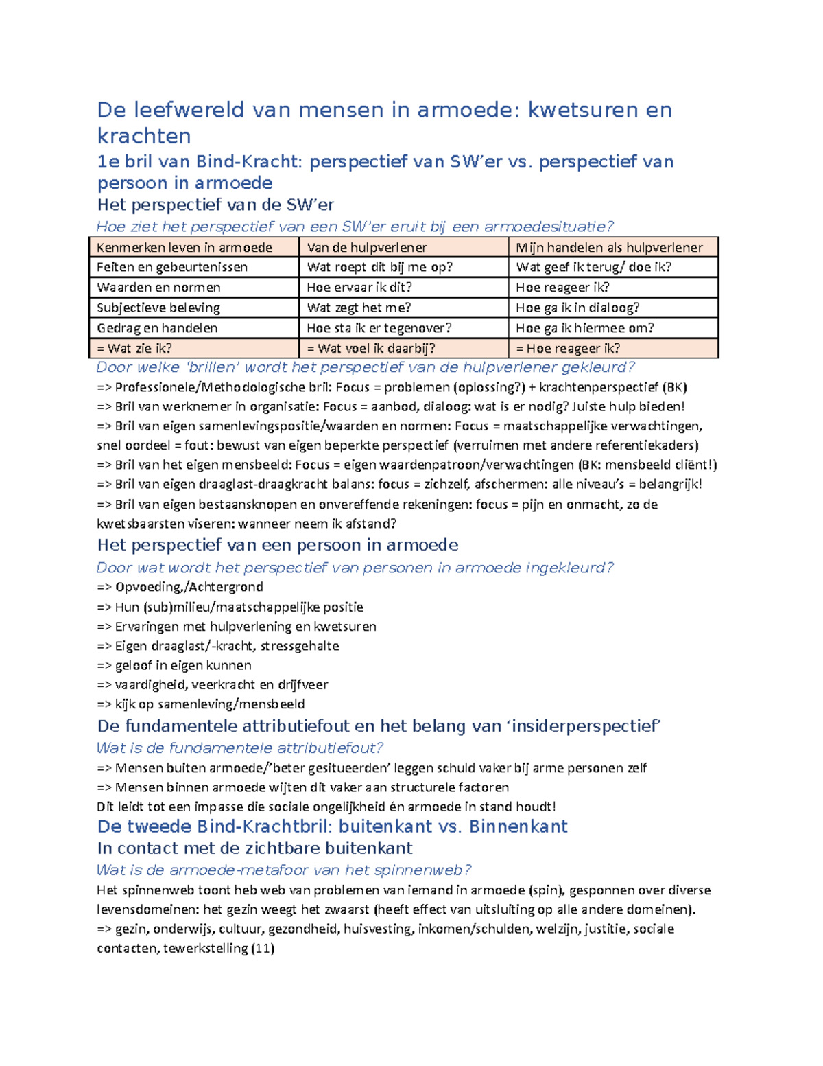 3 - Leefwereld van mensen in armoede - De leefwereld van mensen in ...