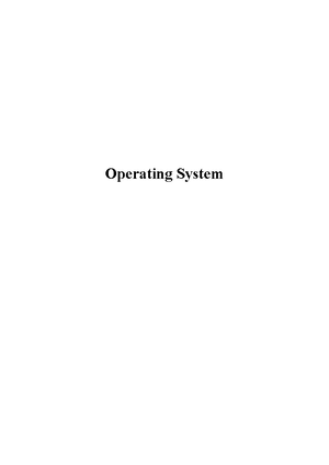 Introduction to Operating System - It also provides a basis for ...