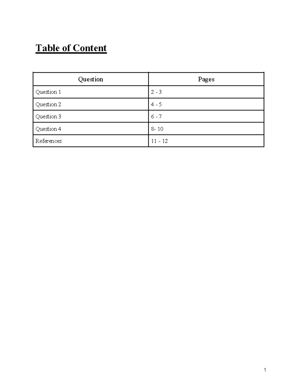 Part 2 of communication law - Table of Content Question Pages Question 1 2 - 3 Question 2 4 - 5 ...