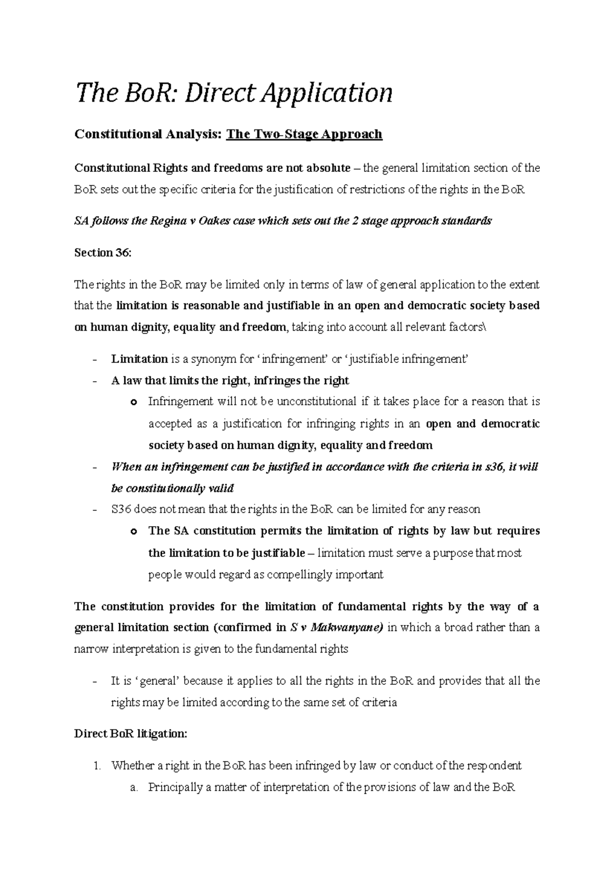 5) The Bo R Direct Application and 2 Stage Approach - The BoR: Direct ...