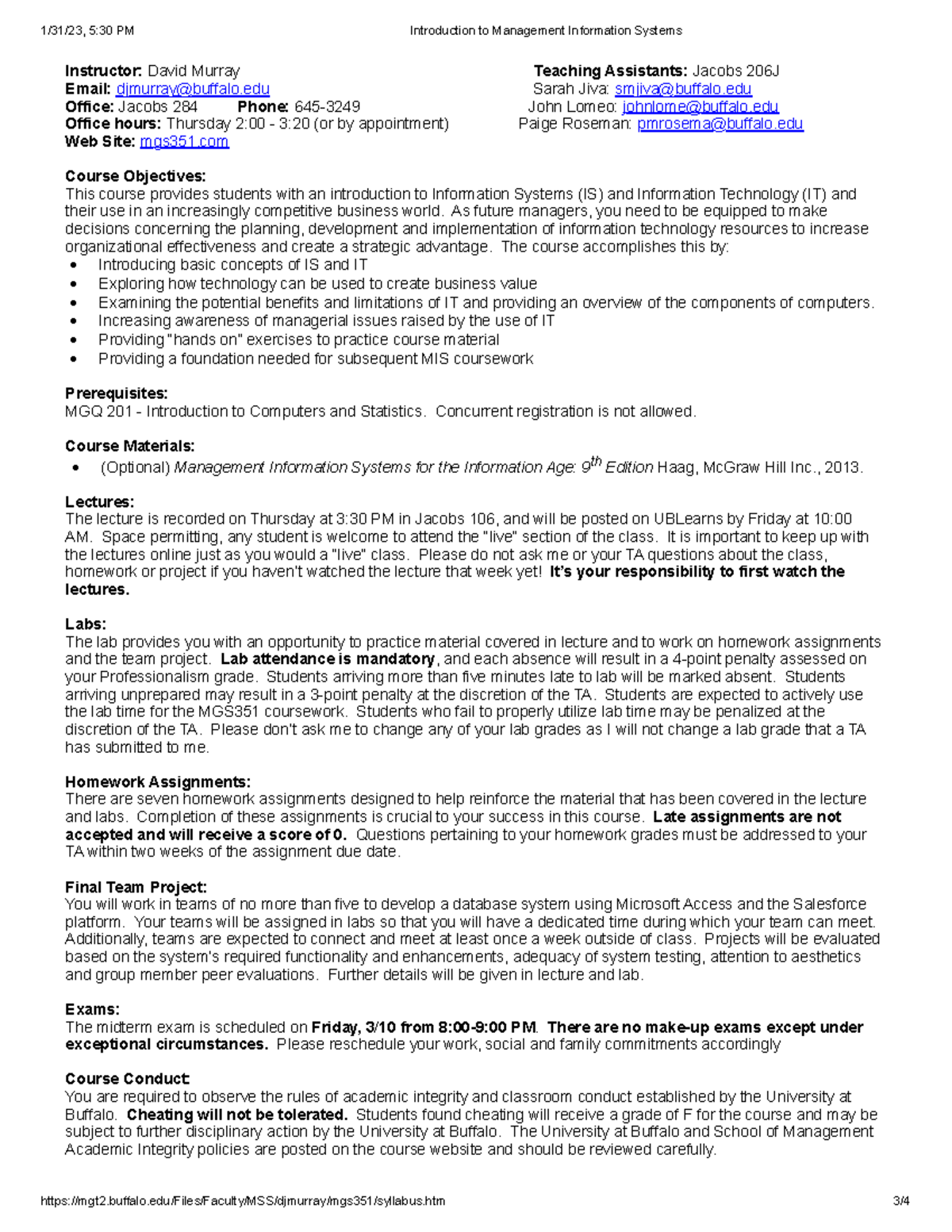 Introduction to Management Information Systems - - Studocu