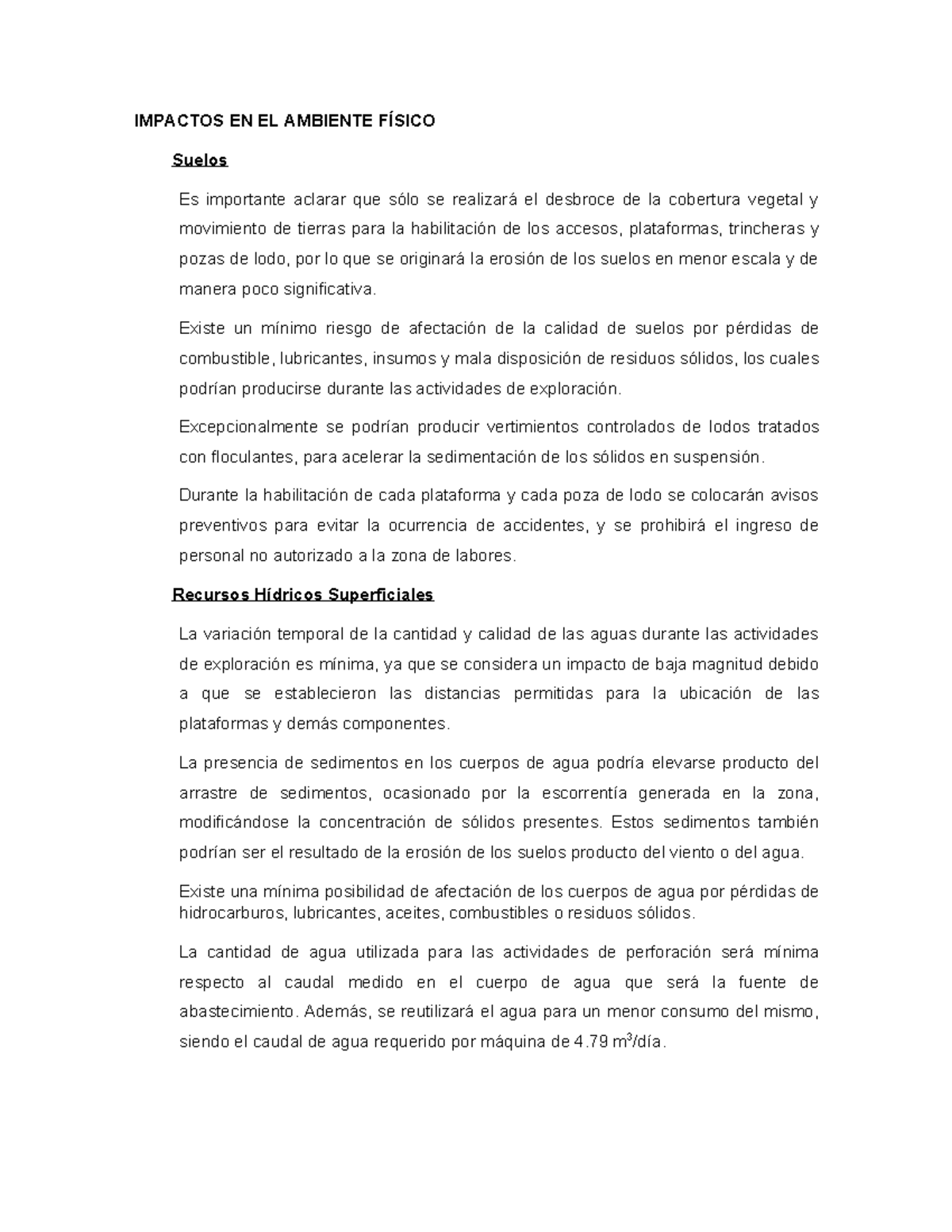 Impactos EN EL Ambiente Físico - IMPACTOS EN EL AMBIENTE FÍSICO Suelos ...