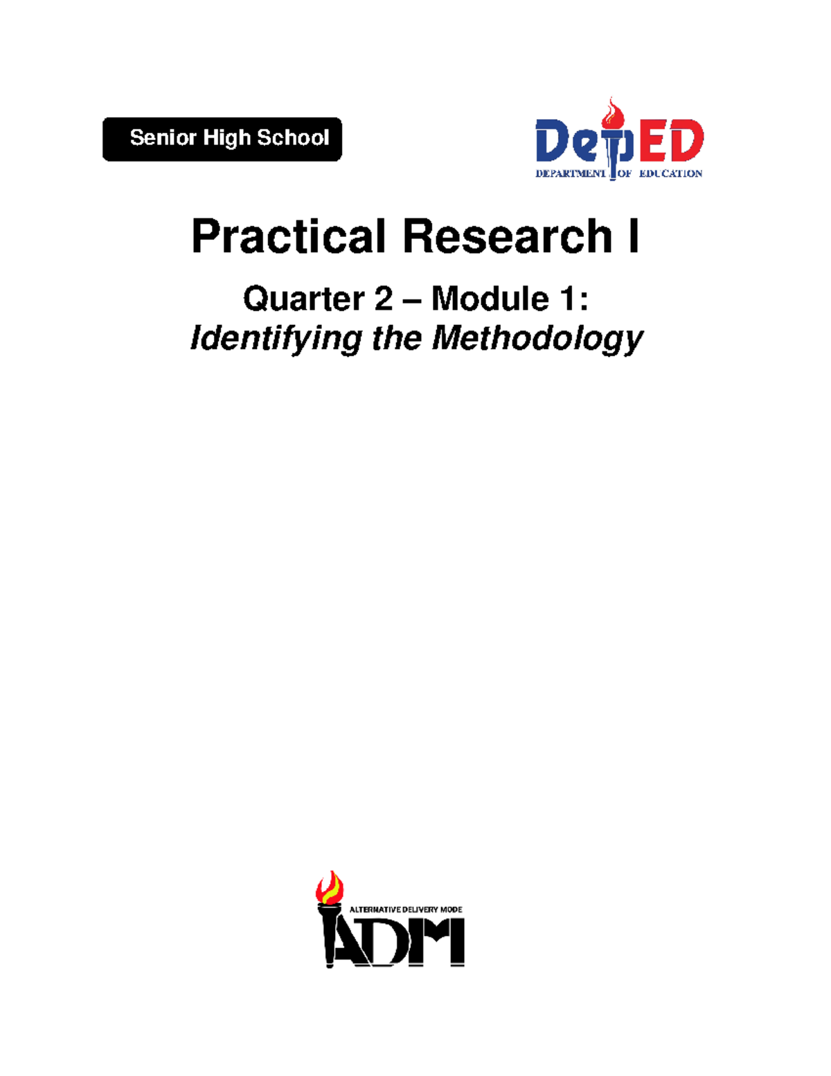 Practical Research I Quarter 2 Modules Practical Research I Quarter