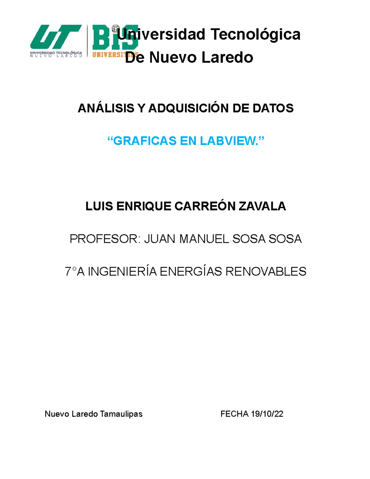Graficas EN Labview - Bases de datos - C ANÁLISIS Y ADQUISICIÓN DE ...