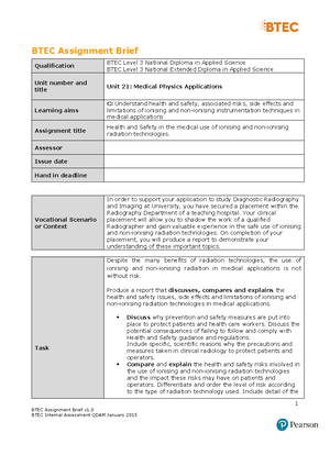 Unit 4 A - unit 4 assessment - Health and safety report: soap kitchen ...