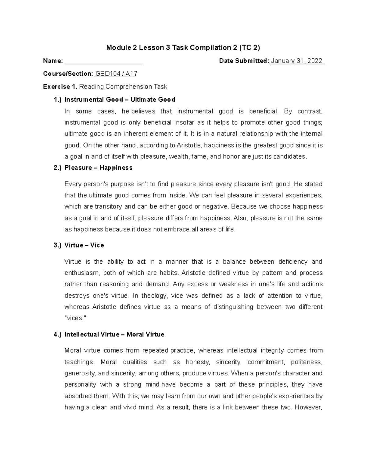Module 2 Lesson 3 Task Compilation 2 GED104 - Module 2 Lesson 3 Task ...