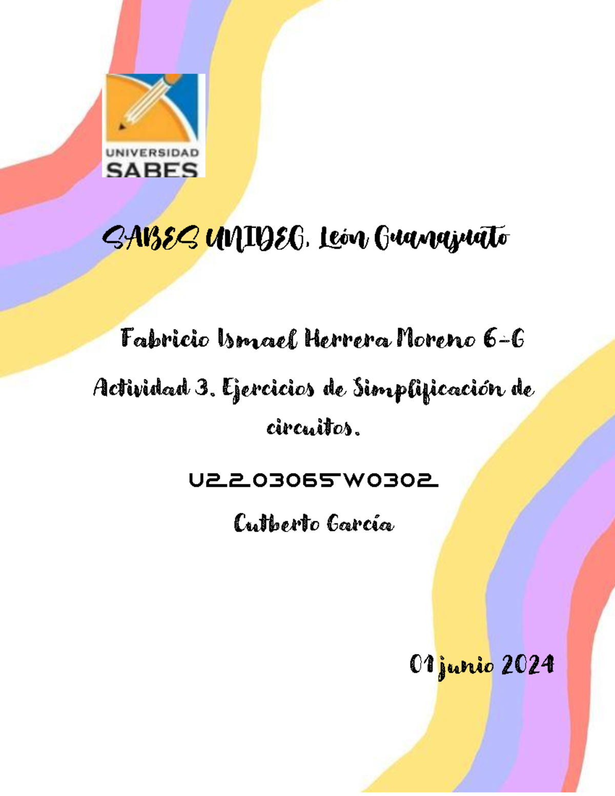 Actividad 3. ejercicios de simplificación de circuitos solucion - SABES ...