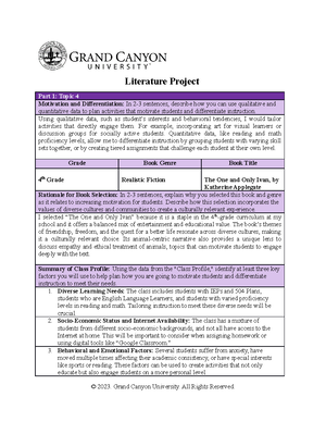 Genre activity part 1 - Genre Comparison Chart Directions: Using the ...