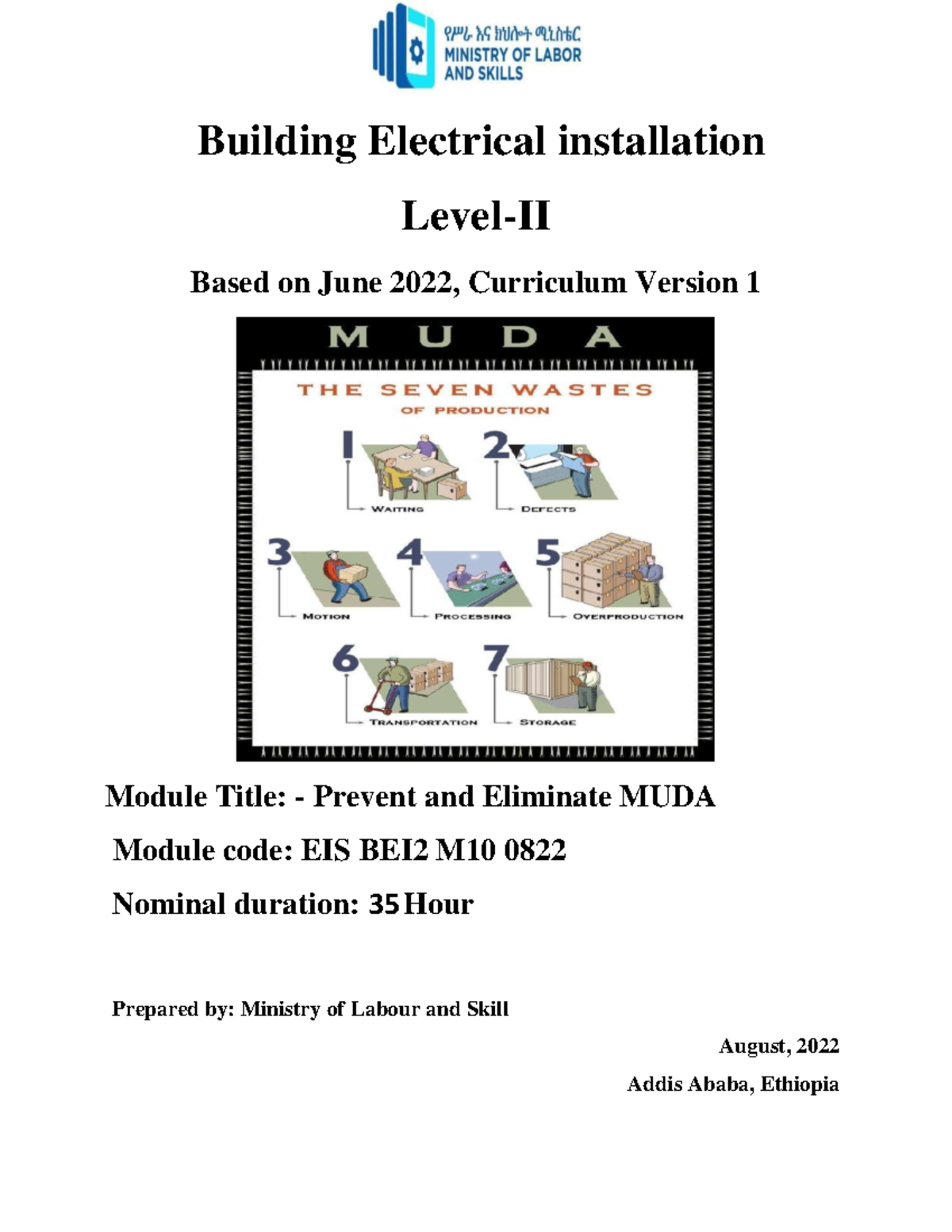 BEI L-II Muda TTLM 2014 Final PDF - Building Electrical installation ...