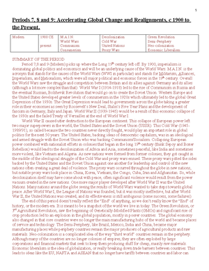 APWH book Period 5 1750-1900 - Period 5: Industrialization, Revolutions ...