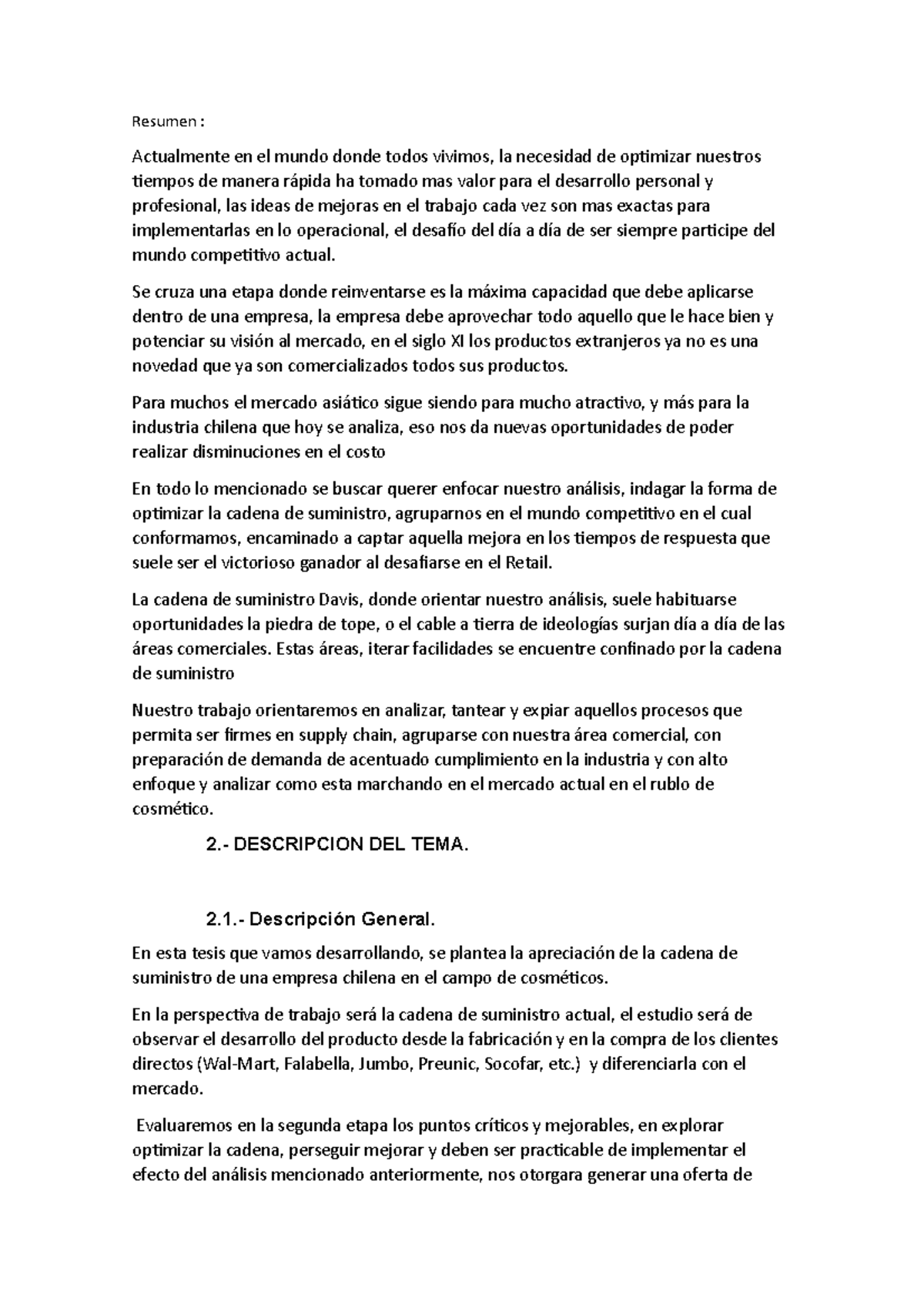 Parafraseado - holaaa - Resumen : Actualmente en el mundo donde todos ...