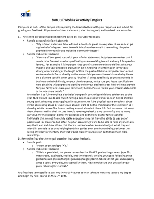 SNHU-107 MOD 3 ASSIGNMENT - SNHU 107 Module Three Activity Template ...