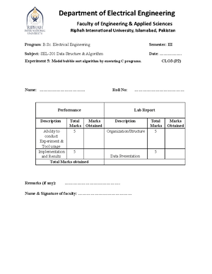 Computer Fundamental Programming Assignment - Programming Fundamentals - Riphah - Studocu