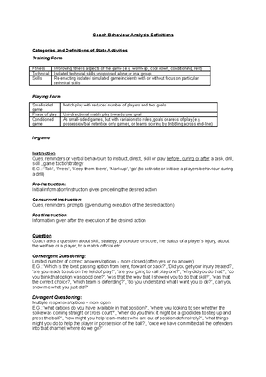 SPT3830 coachin rationale done - SPT3830: Individual Pedagogic ...