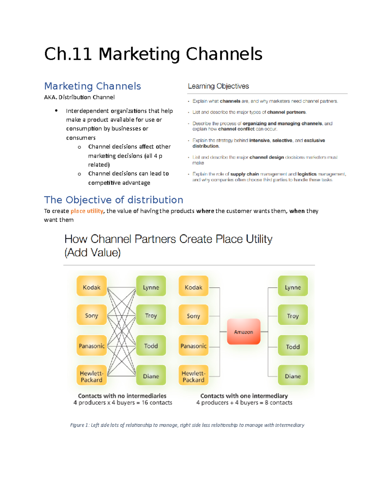 MKTG 1102 - Ch.11-12 Distribution Channel - Ch Marketing Channels ...