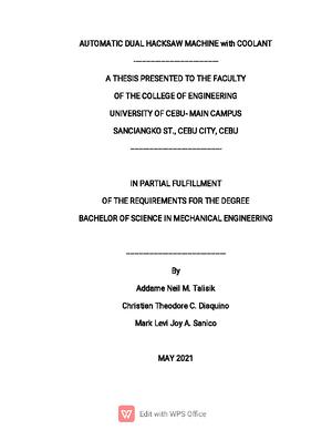 Practicum Final Assessment (Oral Defence) final - Resorts World Manila ...