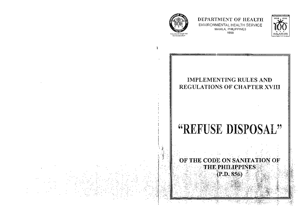 Chapter 18 Refuse Disposal-1 - Architecture and Organization - Studocu